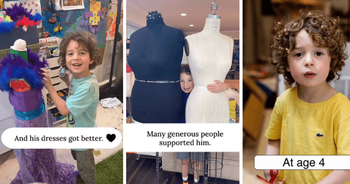 This 7-year-old fashion designer’s clothes are selling at $1400 per piece
