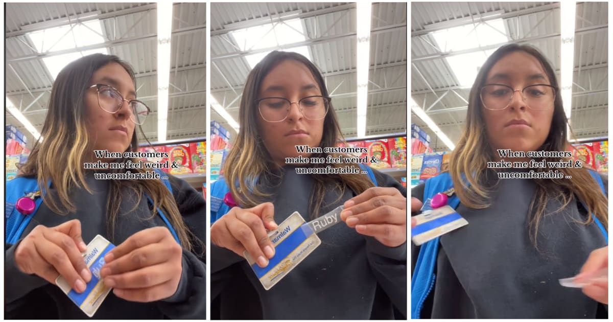 Walmart Employee Removing Her Nametag Triggers Debate on Worker ...