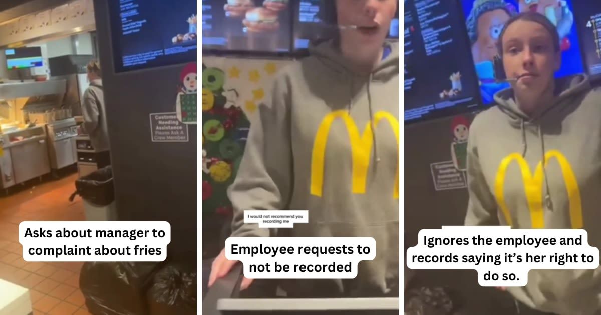 Customer’s Clash With McDonald's Manager Over Cold Fries Goes Viral